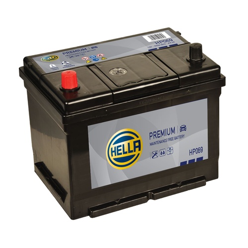 Hella HP069 Sealed Premium Car Battery 12V 68Ah Type 069, 4 Years ...